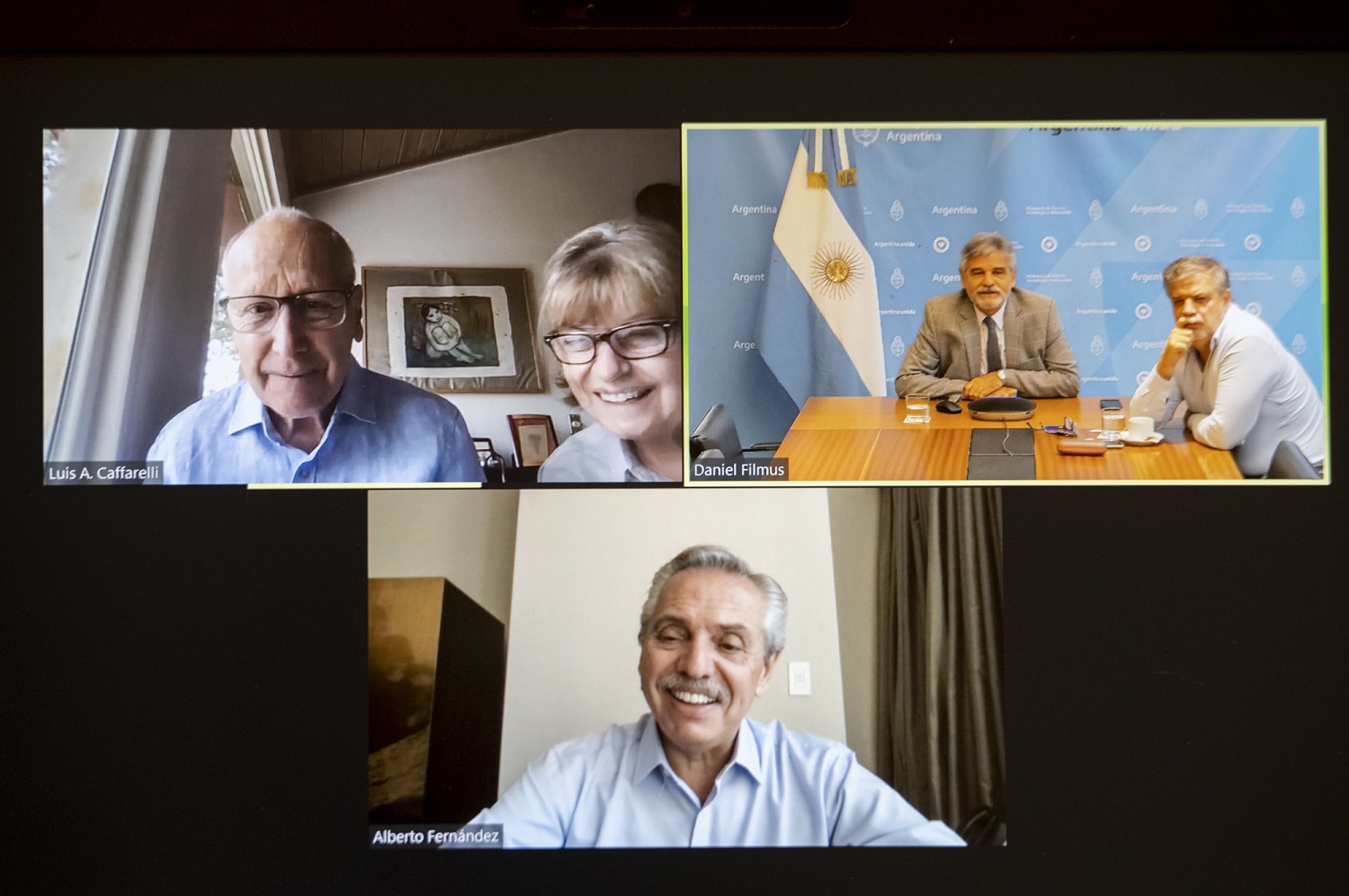 El Presidente felicitó al matemático argentino Luis Caffarelli - Daniel ...